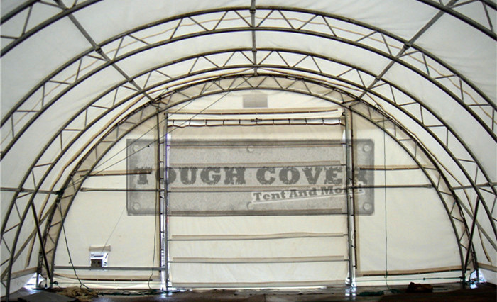9.15m (30') wide Dome&Truss Fabric building