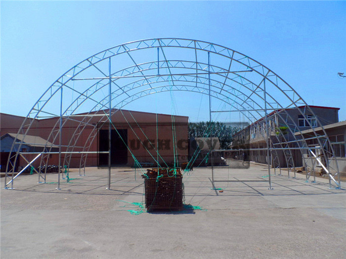 15.24m (50’) wide Dome Fabric Building Structure, 50x100 and more